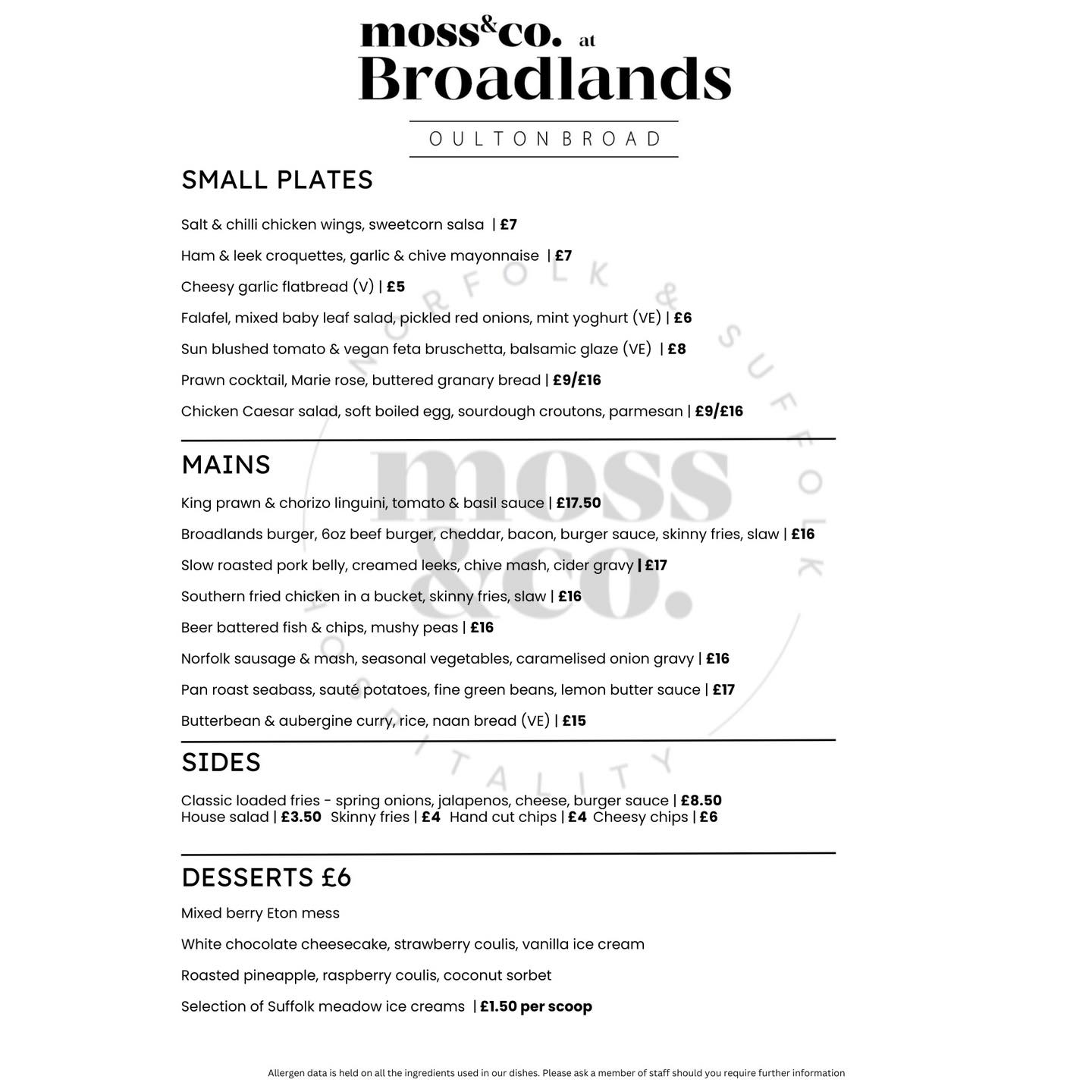 Moss and Co at Broadlands - Moss & Co