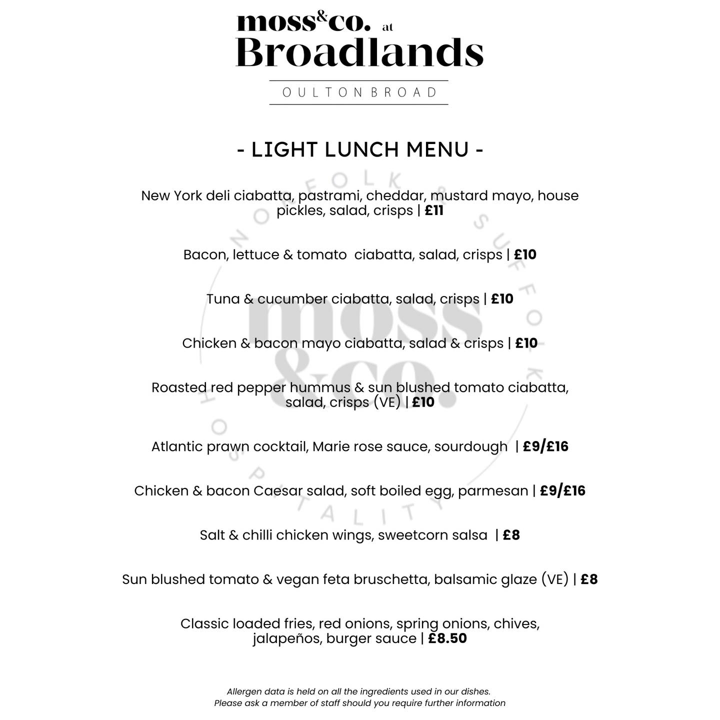 Moss and Co at Broadlands - Moss & Co