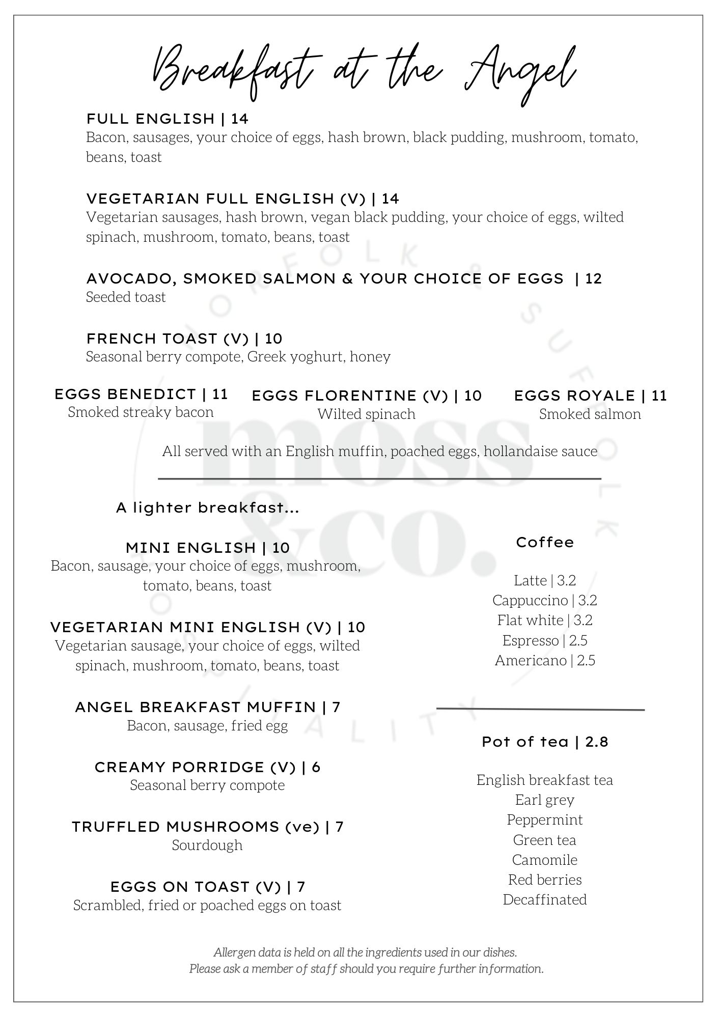 The Angel Inn, Wangford - Moss & Co