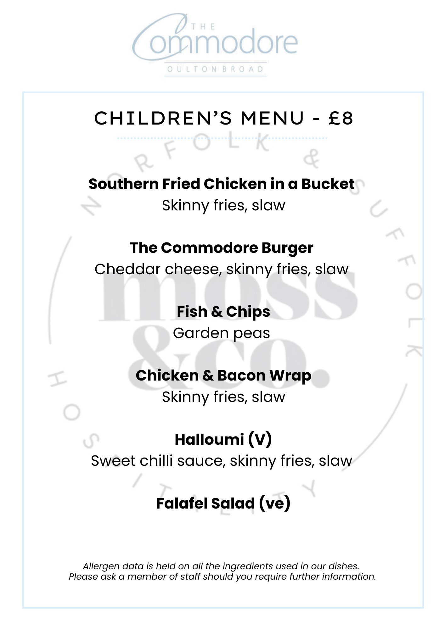 The Commodore, Oulton Broad - Moss & Co