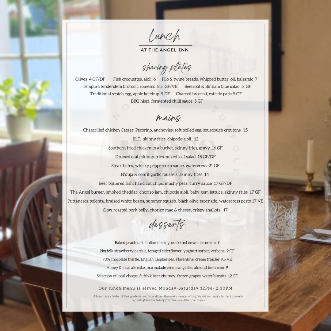 The Angel Inn, Wangford - Moss & Co